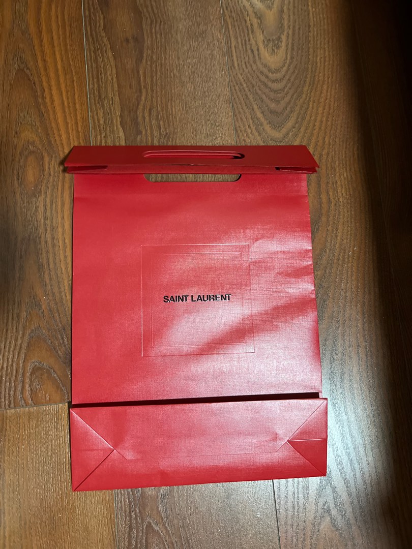 YSL paper bag, Luxury, Accessories on Carousell