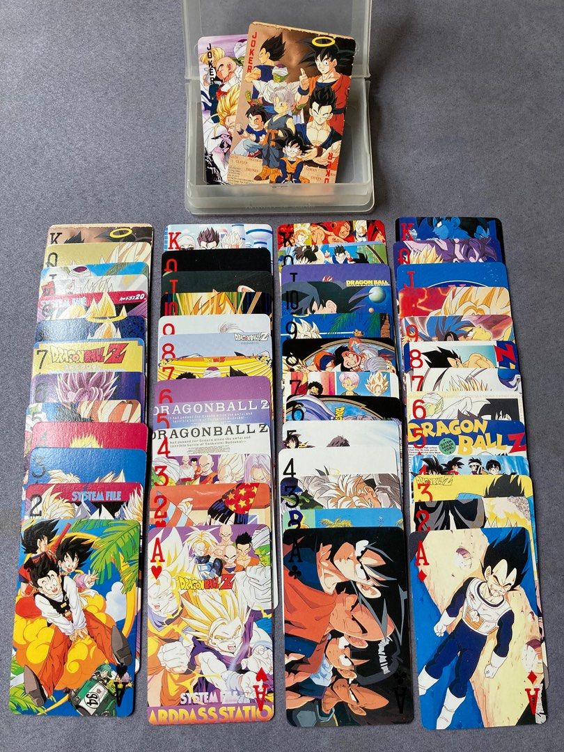 龍珠Z啤牌 Dragon Ball Z playing cards, 興趣及遊戲, 收藏品及紀念品, 古董收藏 - Carousell