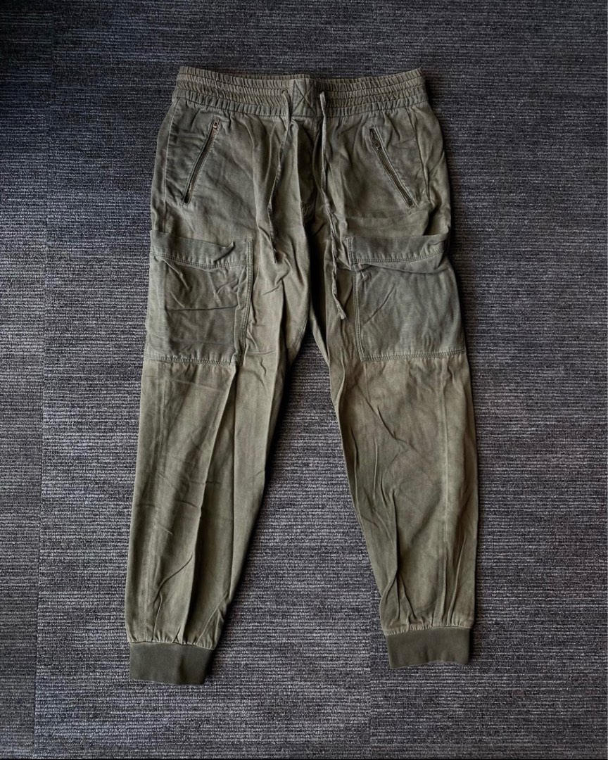 Zara Cargo Joggers, Women's Fashion, Bottoms, Jeans on Carousell