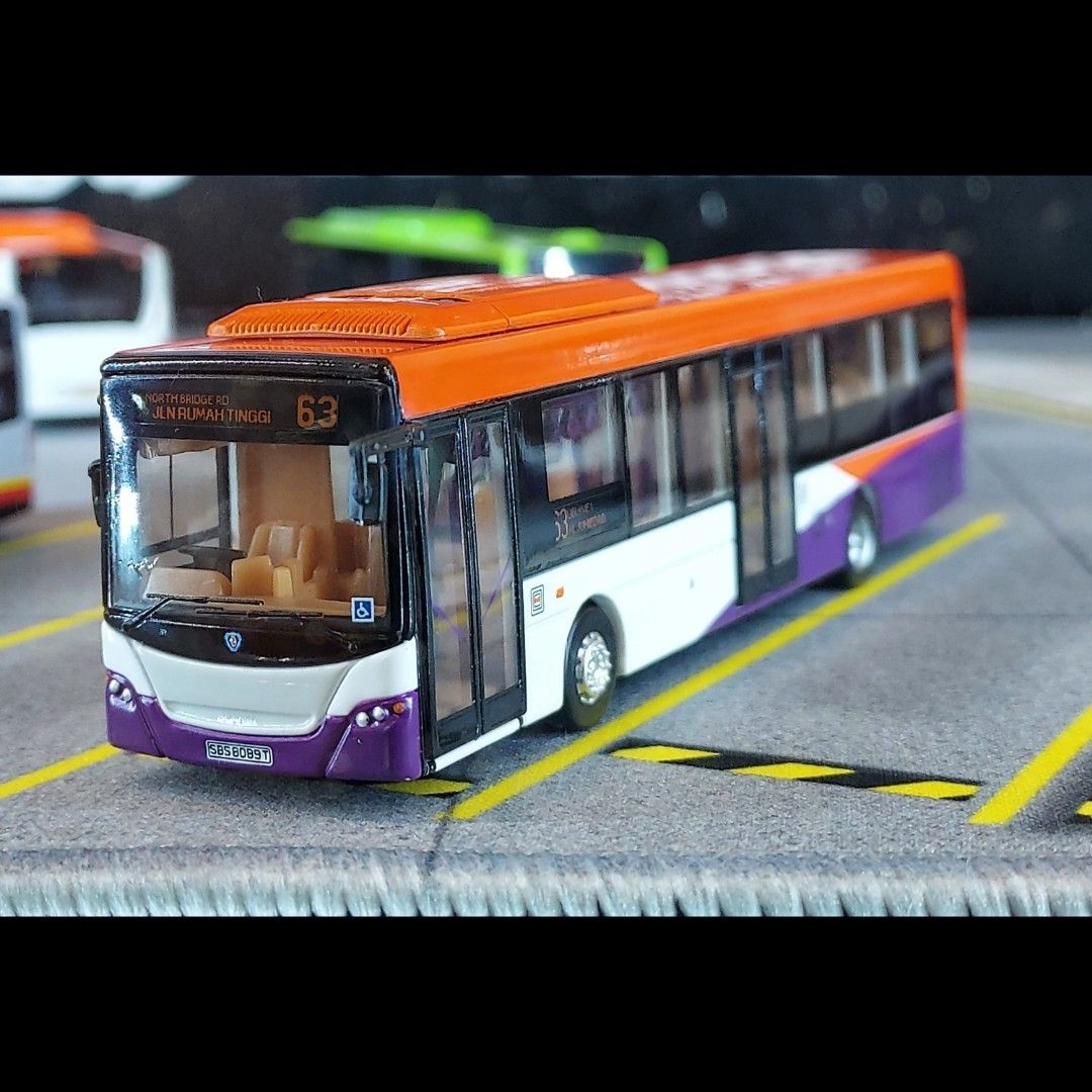 1/110 SBS Transit Scania Singapore Bus service number 63, Hobbies ...