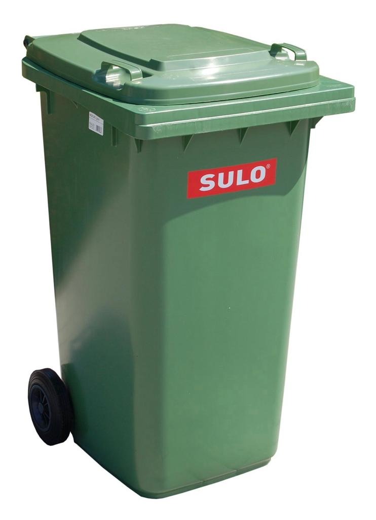 120 Litres 2 wheel bin c/w hinged, Furniture & Home Living, Cleaning ...