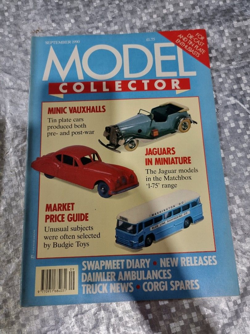 1980s CORGI England Model Collector Toys Die Cast Book Magazines ...