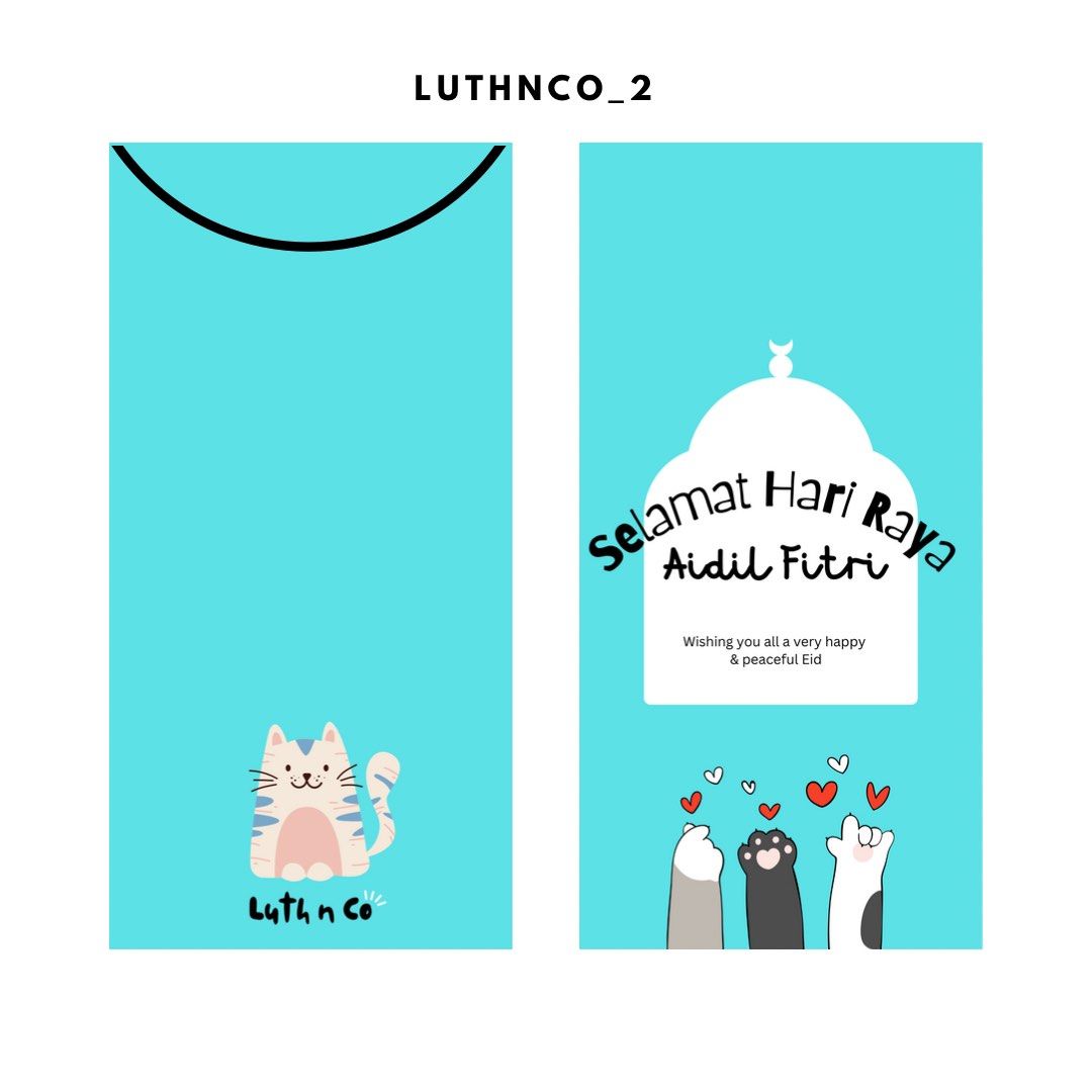 2023 Sampul Raya Custom Design, Hobbies & Toys, Stationery & Craft ...