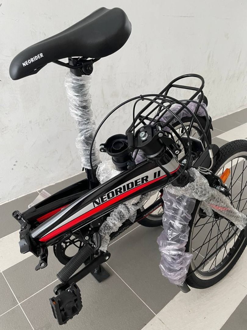 20" Foldable NeoRider 7 Speed Sunrun Trigger Gear with Baby Childseat ...