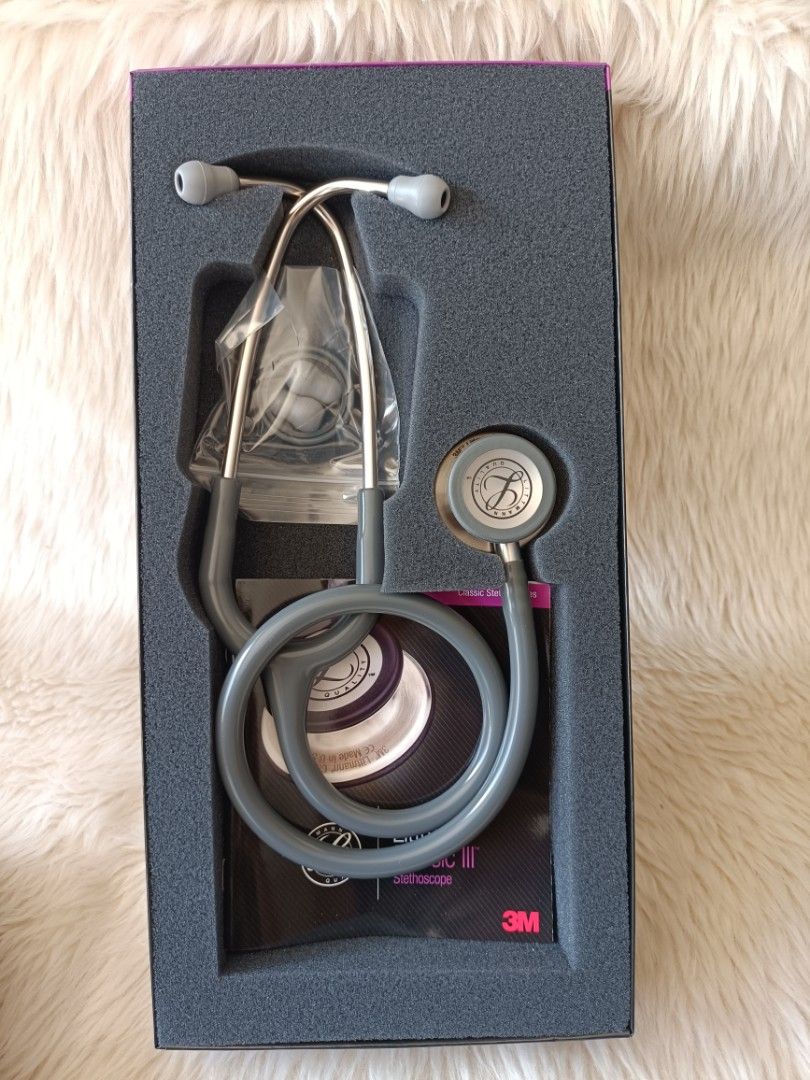 3M Littmann Classic III Stethoscope Gray Regular Finish, Health ...