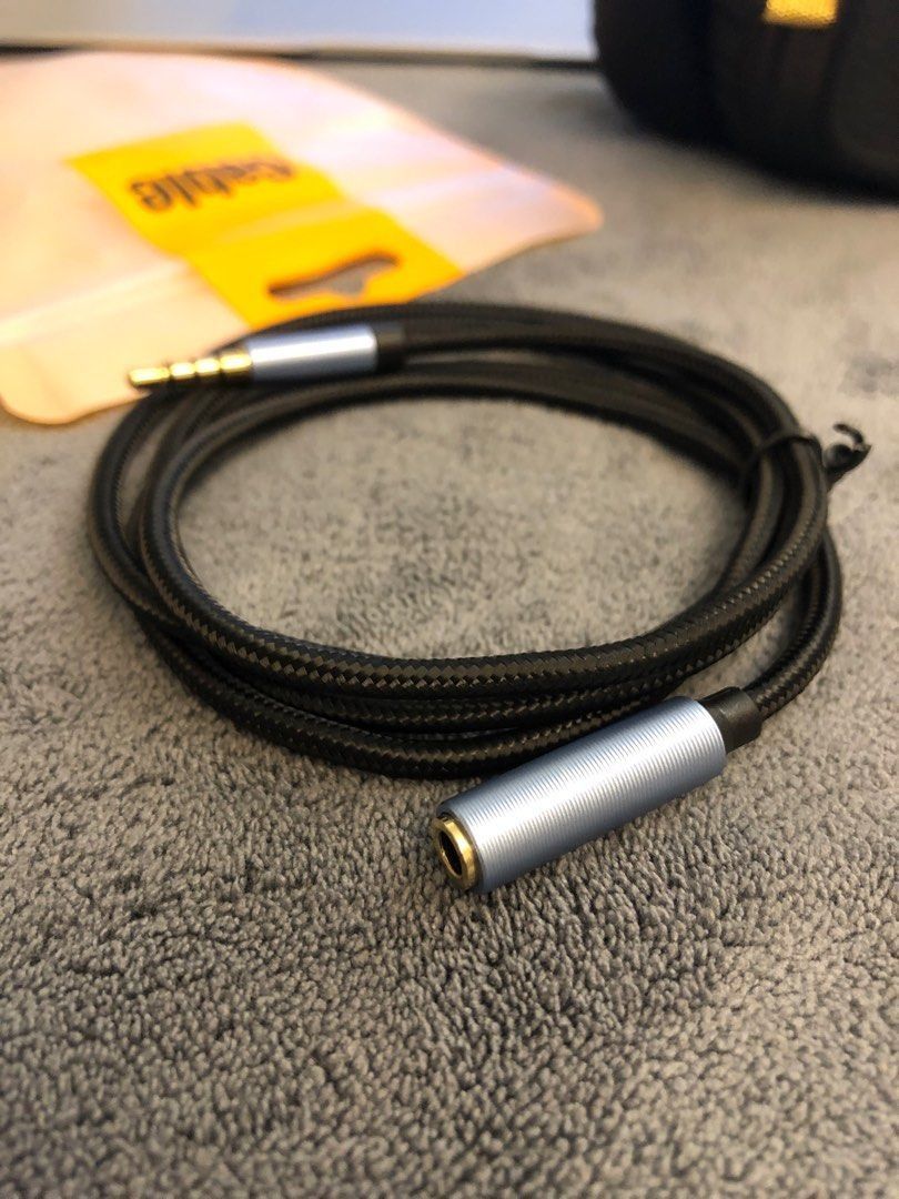 3-Ring Extension cable - Premium Stereo - Noise Isolation 3.5mm Audio ...