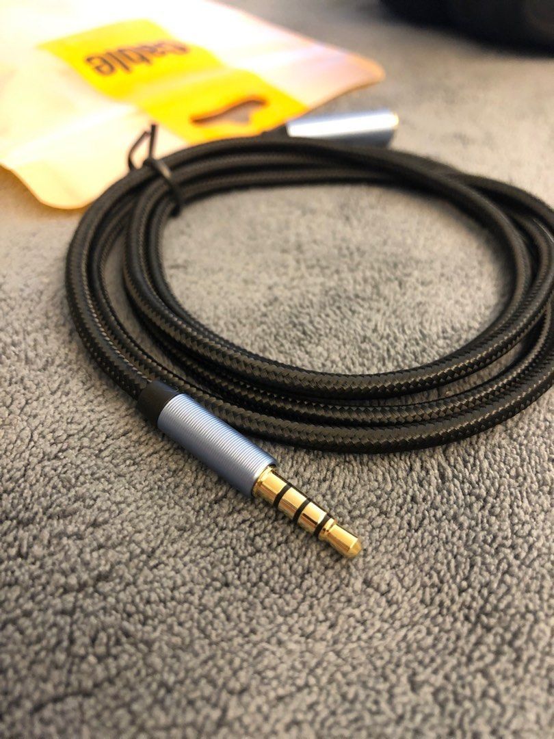 3-Ring Extension cable - Premium Stereo - Noise Isolation 3.5mm Audio ...