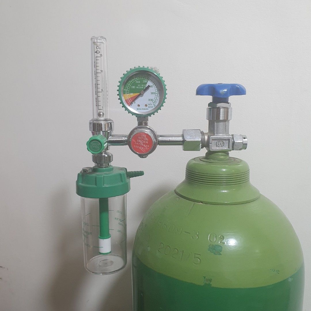 50 lbs medical oxygen and tank, Health & Nutrition, Medical Supplies ...