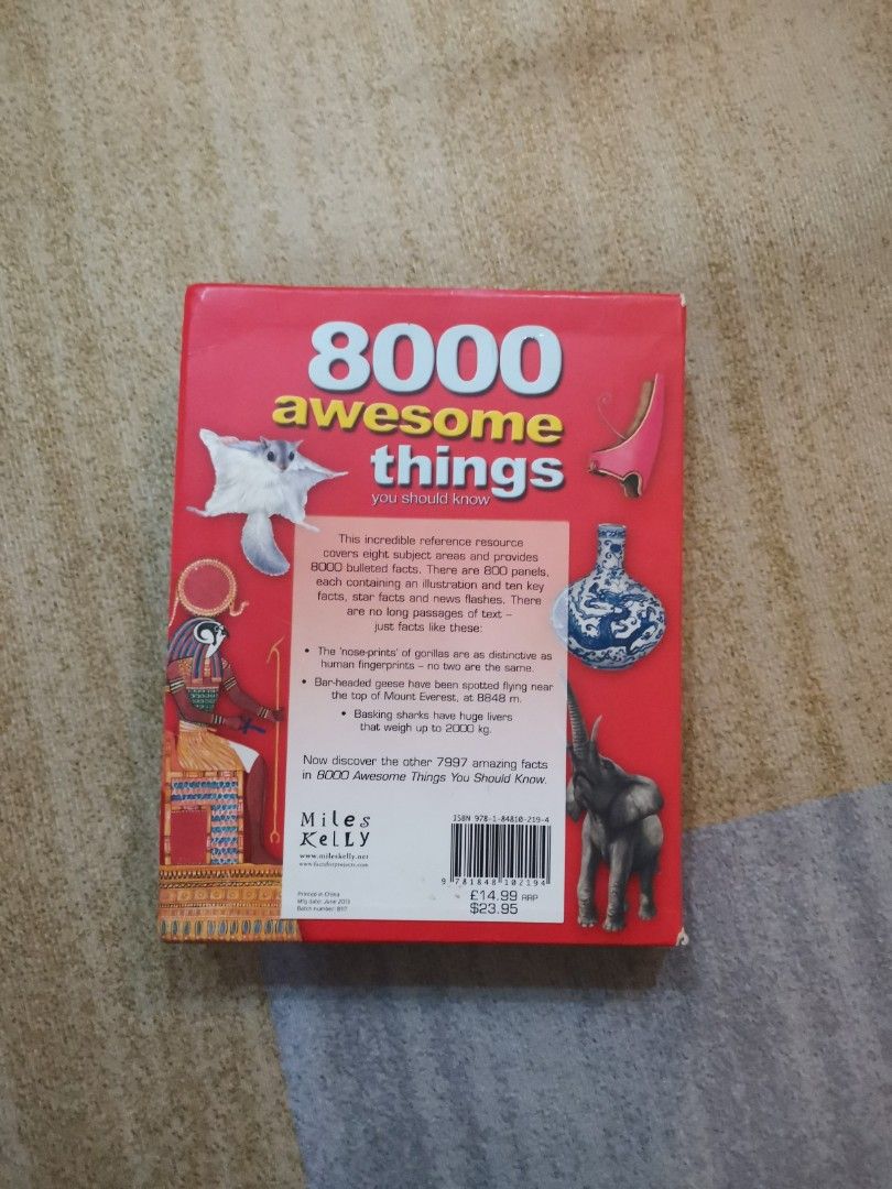 8000 awesome things you should know, Hobbies & Toys, Books & Magazines ...