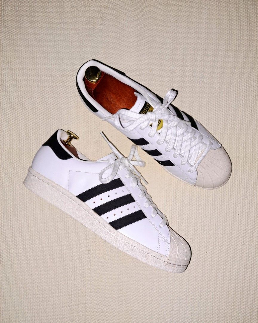 adidas superstar classic 80s sneakers, 男裝, 鞋, 波鞋 - Carousell