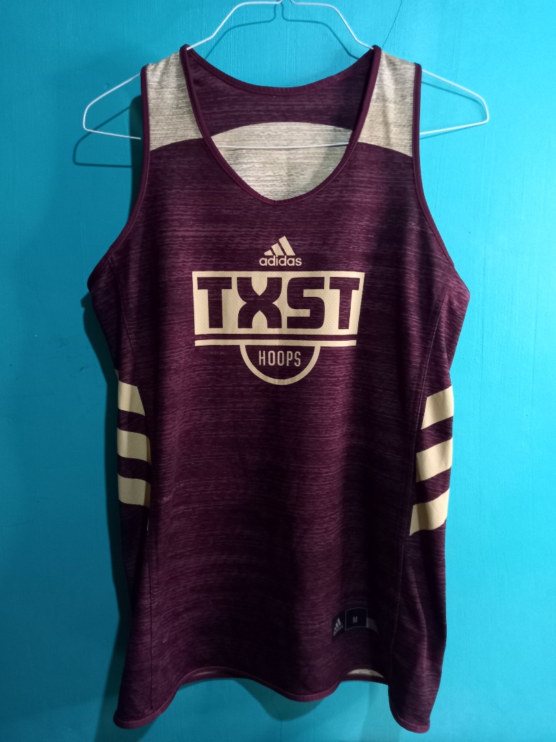 Adidas TXST Hoops Jersey #1 Reversible, Sports Equipment, Other Sports ...
