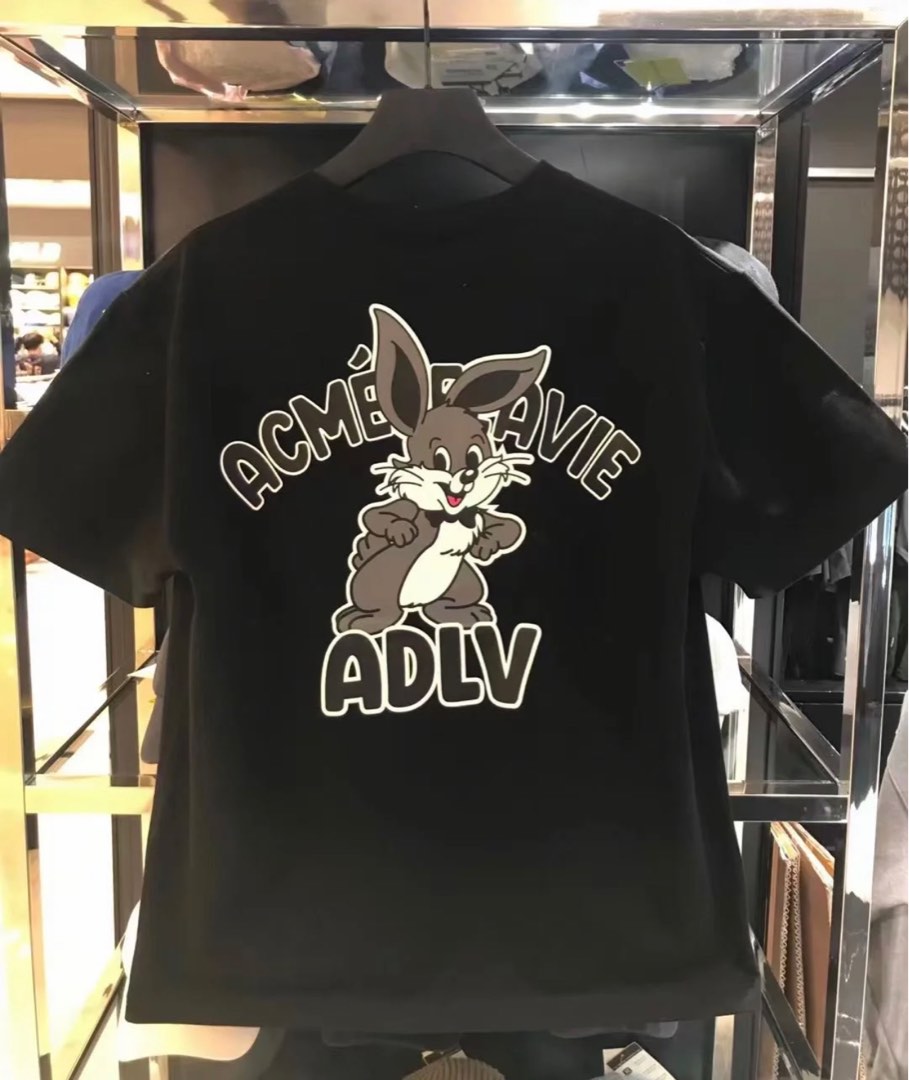 ADLV Cartoon Rabbit Tee, Men's Fashion, Tops & Sets, Tshirts & Polo ...