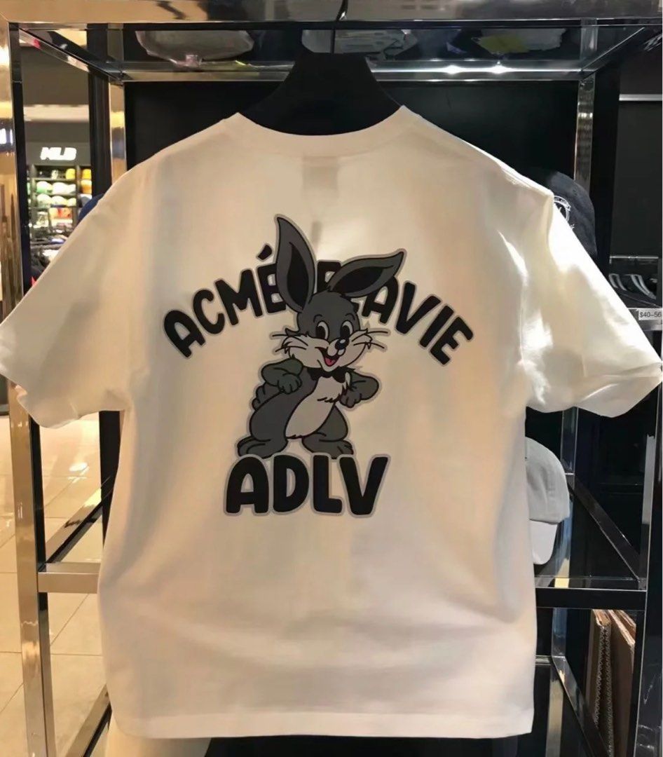 ADLV Cartoon Rabbit Tee, Men's Fashion, Tops & Sets, Tshirts & Polo ...