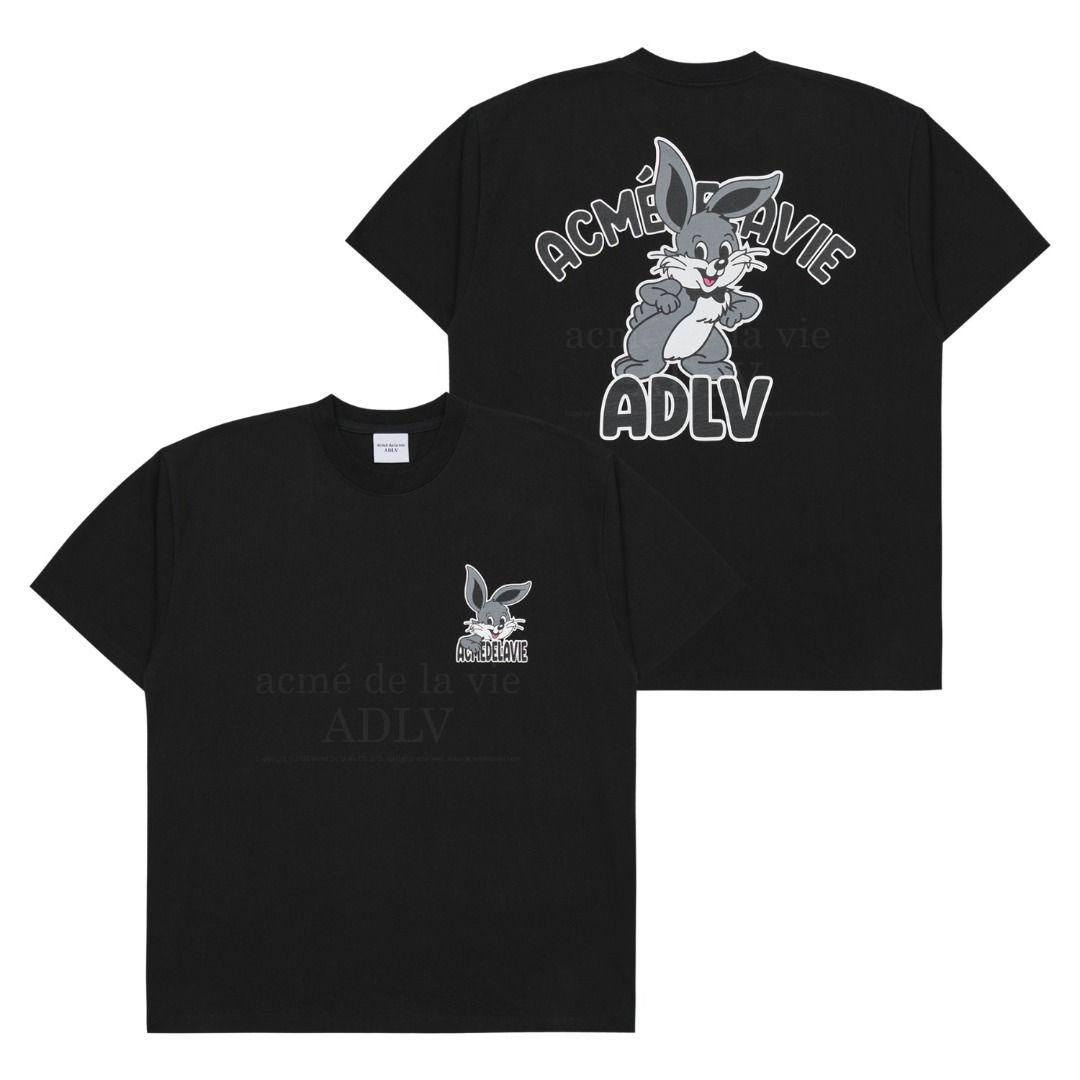 ADLV Cartoon Rabbit Tee, Men's Fashion, Tops & Sets, Tshirts & Polo ...