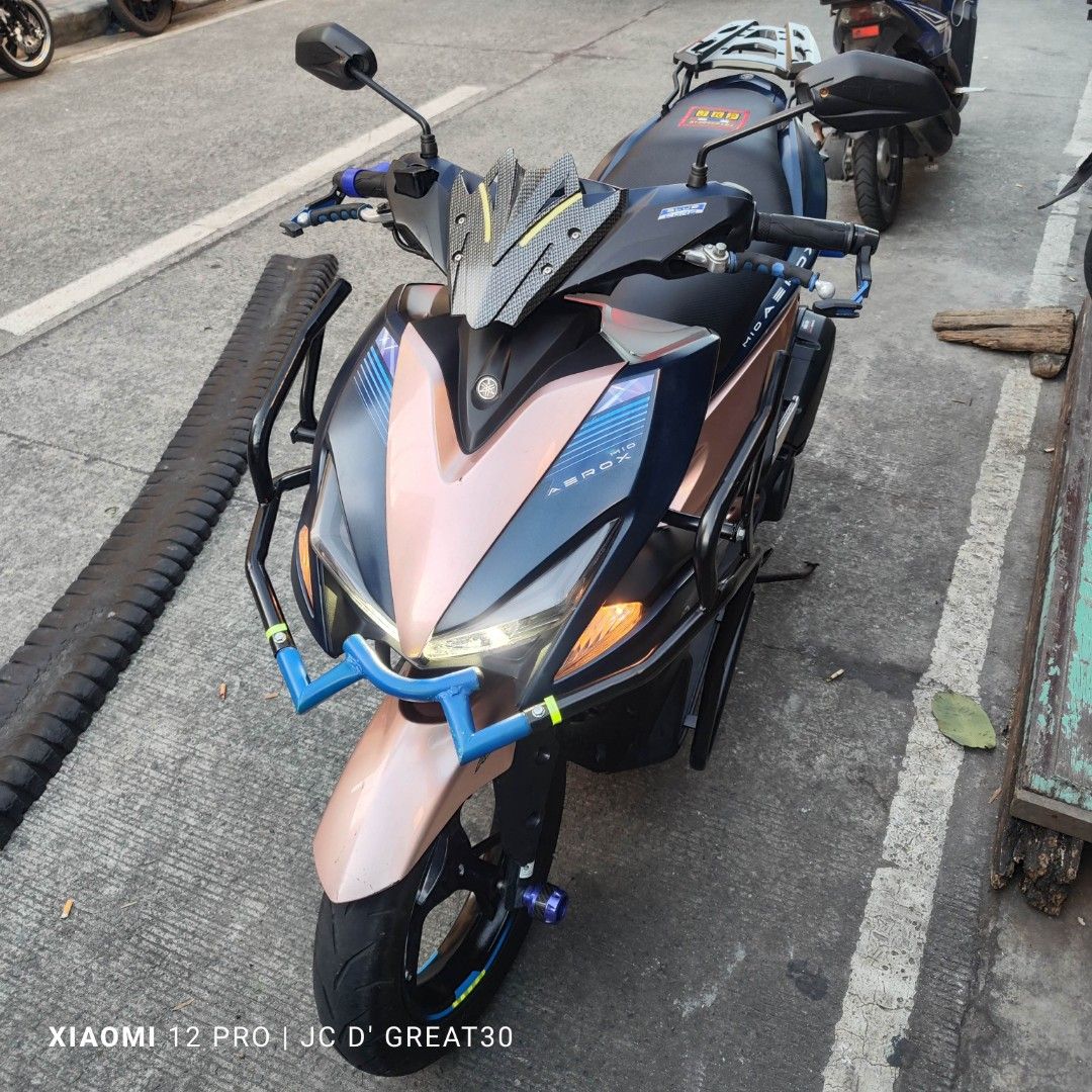 Aerox mio doxou limited edition 2019 with many accessories, Motorbikes ...