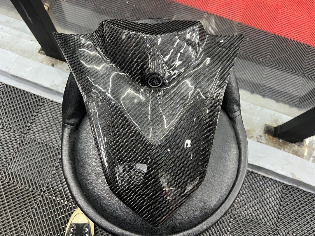 Aerox NVX V2 Front Panel Carbon Fibre, Motorcycles, Motorcycle ...