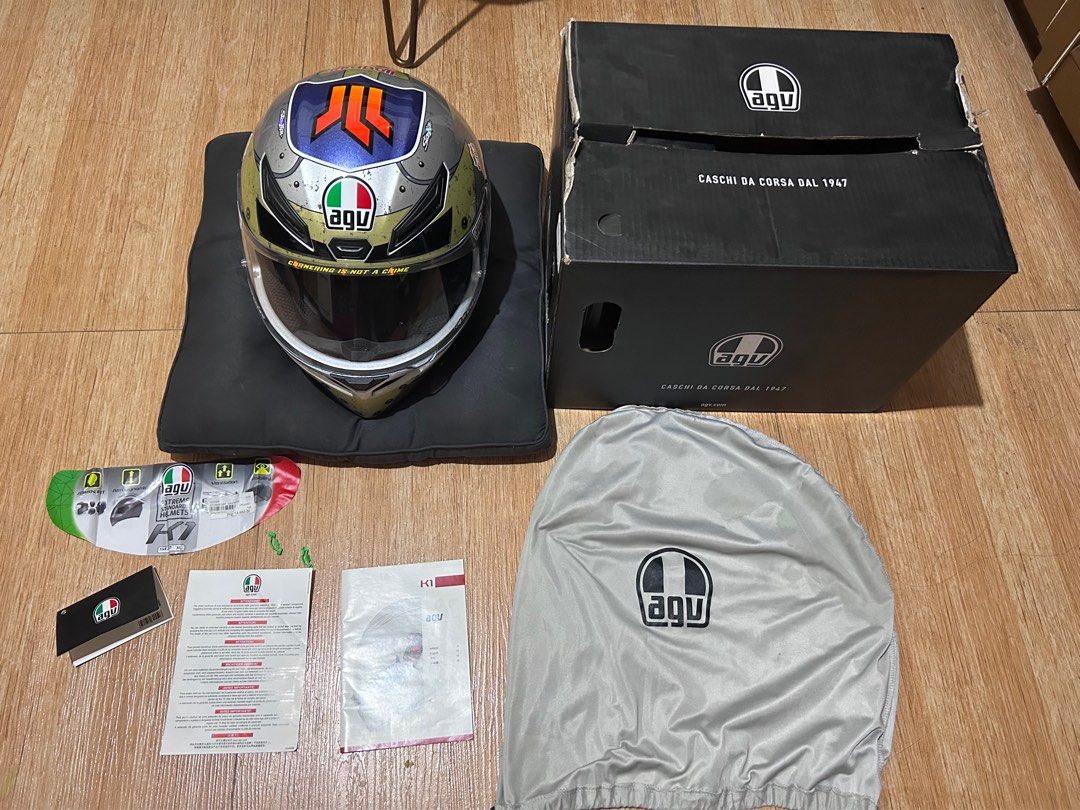 AGV k1 miller helmet, Motorbikes, Motorbike Parts & Accessories, Helmets and other Riding Gears ...