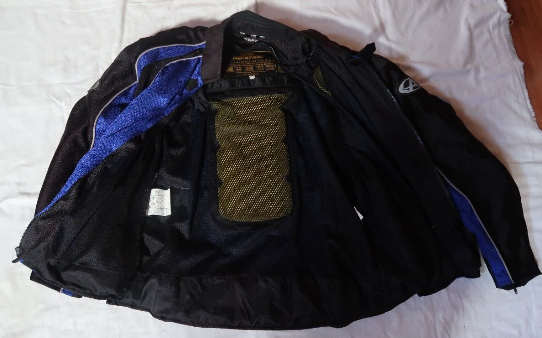 AGV Sport Water Proof Padded Riding Jacket Armored Padded Motorcycle ...