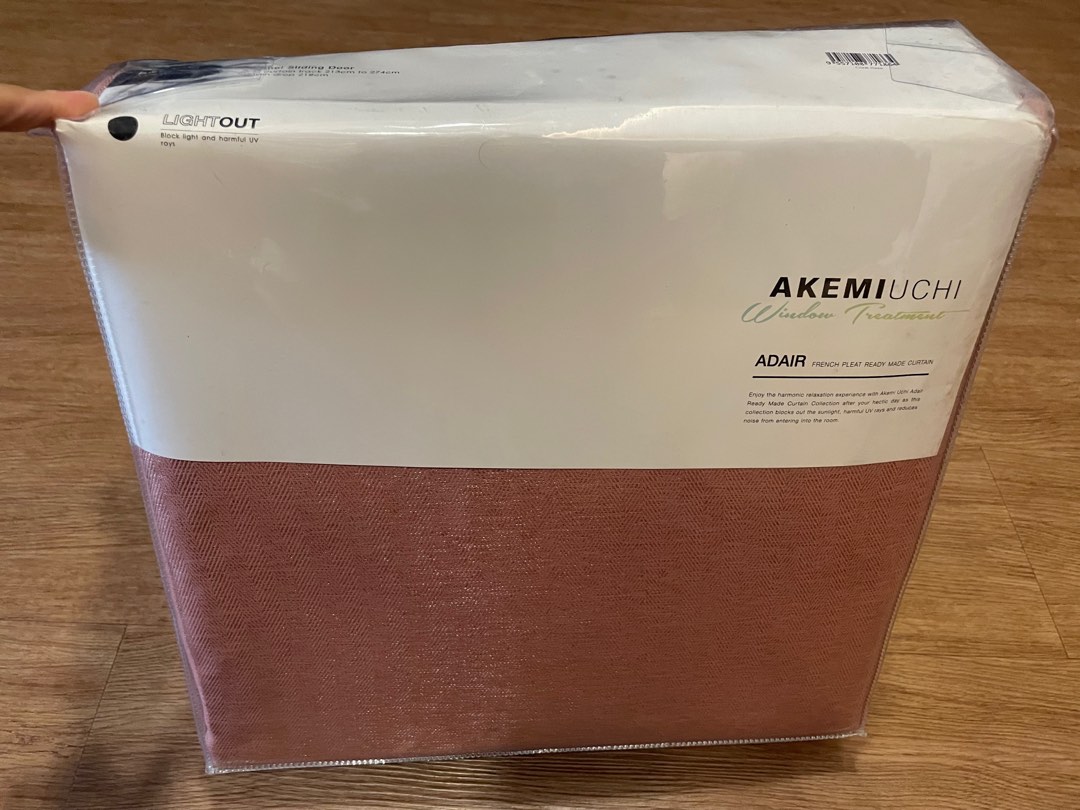 AKEMI full length curtain, Furniture & Home Living, Home Decor ...