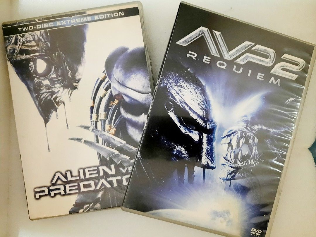 ALIEN VS PREDATOR 1 & 2 [DVD BUNDLE], Hobbies & Toys, Music & Media ...