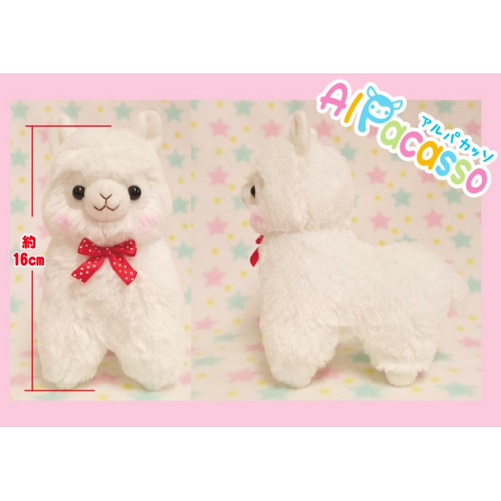AMUSE Alpacasso Shiro-chan Plush Toy 16cm, Hobbies & Toys, Toys & Games ...