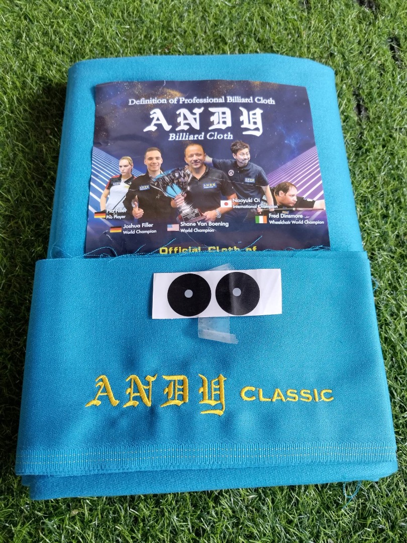 Andy Classic [Electric Blue] Billiard Cloth / Tapete ng Bilyaran ...
