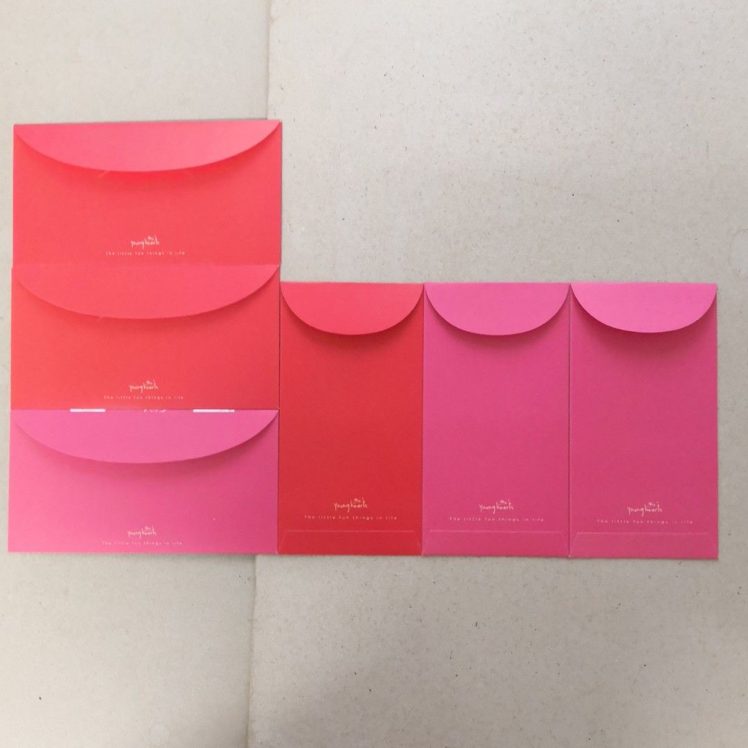 Ang Pow Packets - 2023 Young Hearts set of 6 design, Hobbies & Toys ...