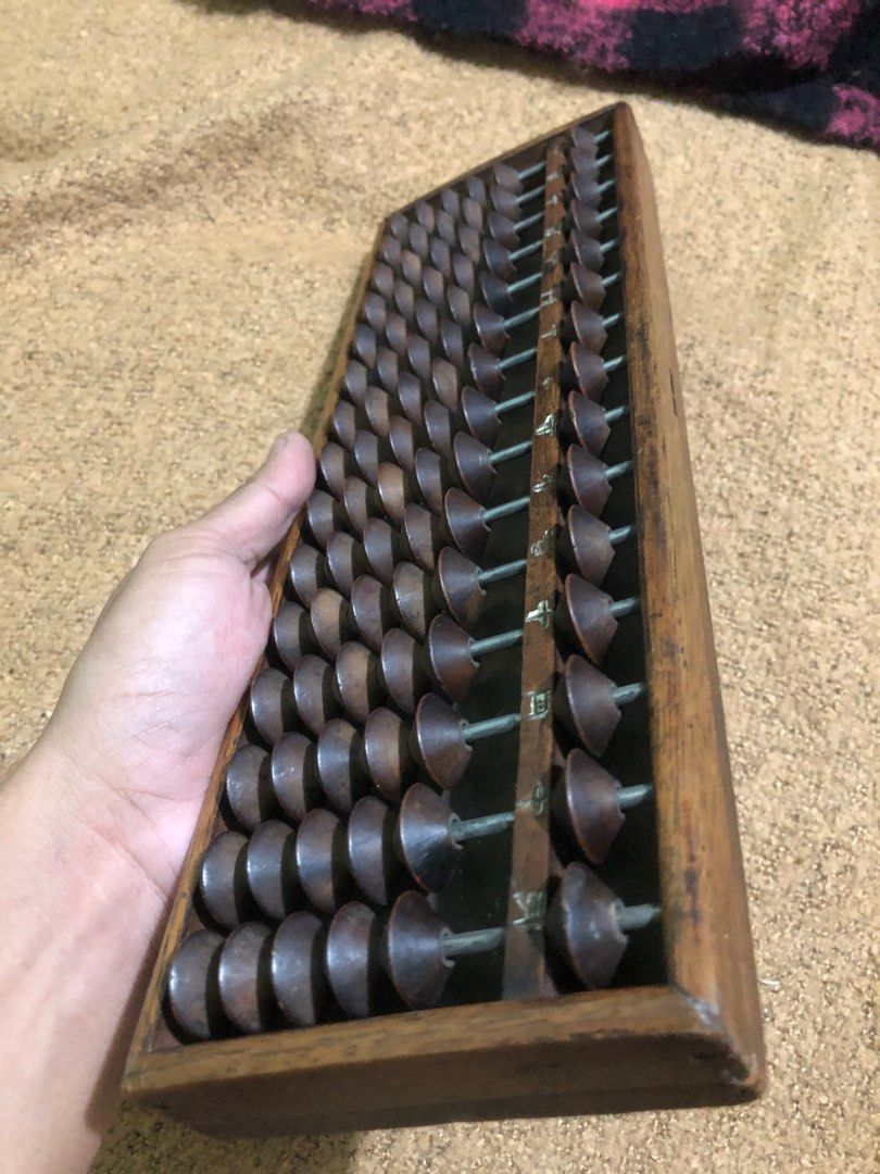 Antique solid wood large abacus, Hobbies & Toys, Memorabilia ...