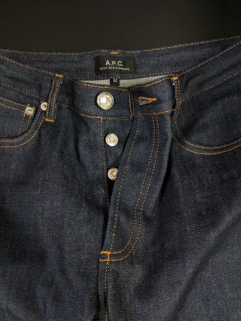 APC Petit New Standard Jean 30 Indigo, Men's Fashion, Bottoms, Jeans on ...