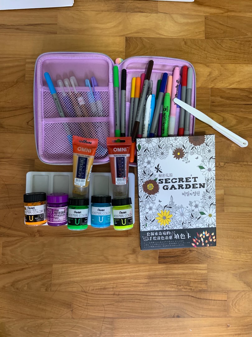 Art supplies clearance ! ️including pencil case ️Markers, brush markers ...