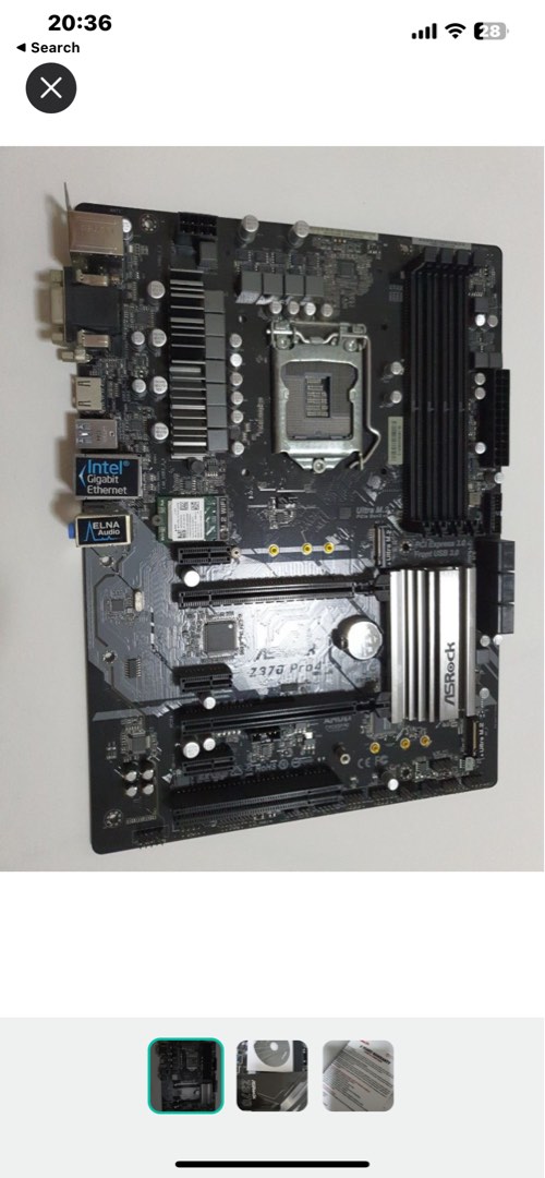 Asrock Z370 Pro4 Motherboard, Computers & Tech, Parts & Accessories ...
