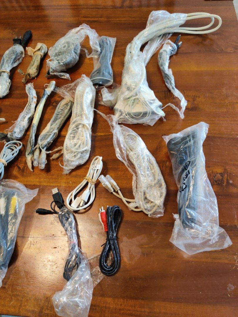 Assorted cables AV, Ethernet, HDMI, USB etc, Computers & Tech, Parts ...