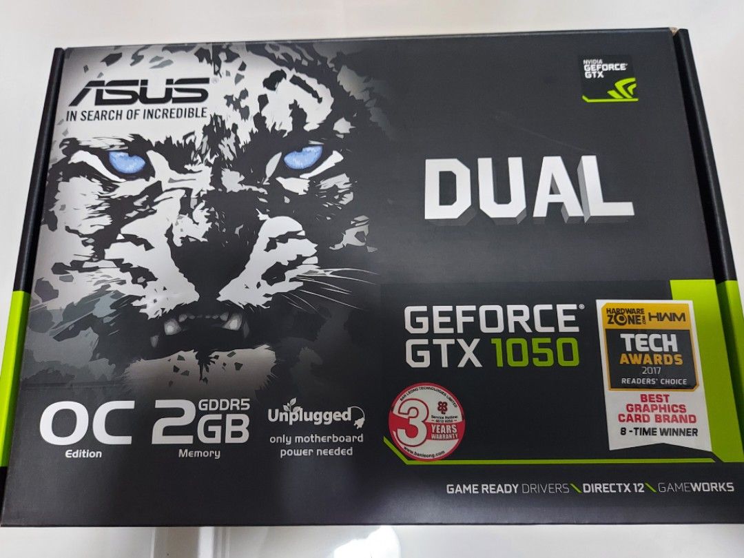 Asus Dual Geforce GTX 1050 2GB, Computers & Tech, Parts & Accessories ...