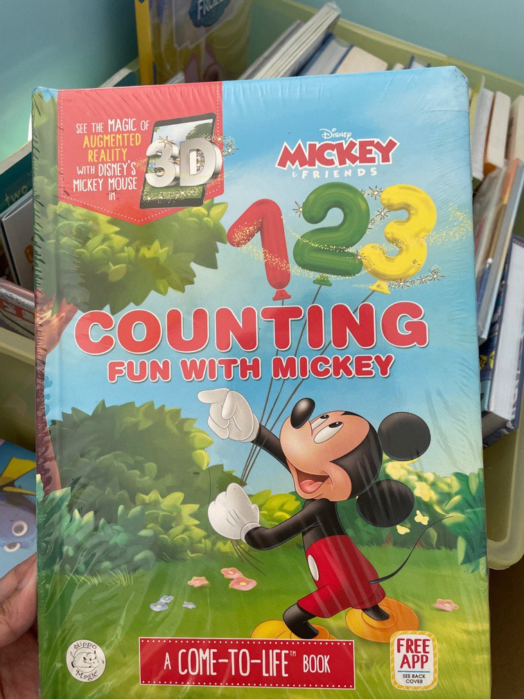 Augmented reality- Counting with Mickey Mouse 3D (brand new not open ...