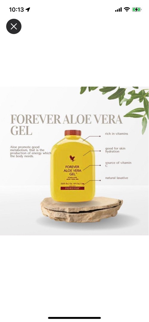 Authentic Forever Living Aloe Vera Gel, Health & Nutrition, Health ...