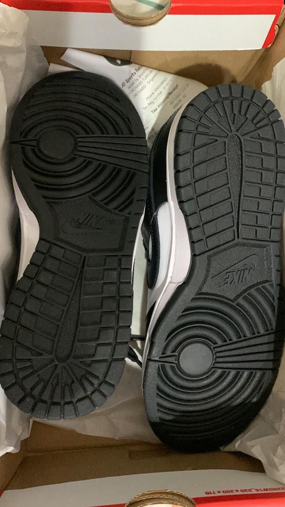 Authentic local store receipt Nike Dunk Low Panda brand new available ...