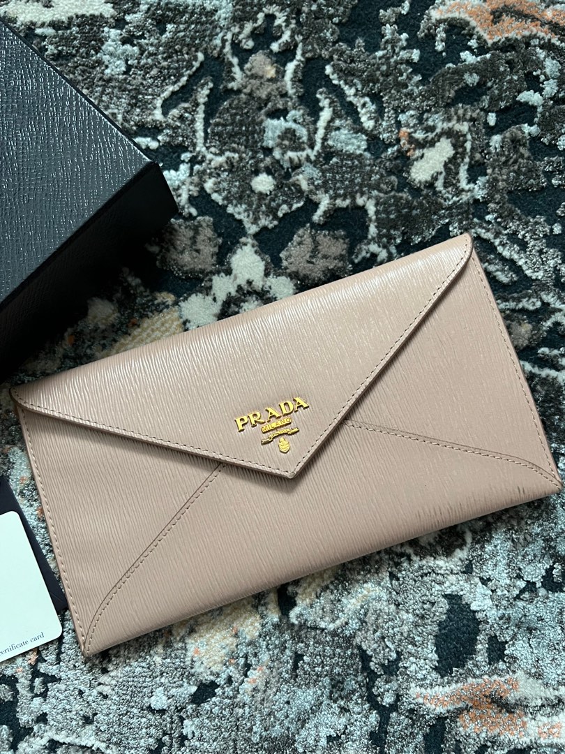 Authentic PRADA Vitello Leather Wallet, Women's Fashion, Bags & Wallets ...