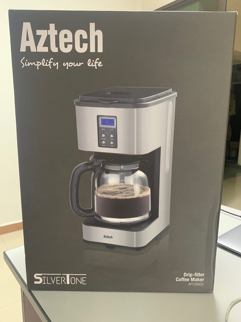 Aztech Coffee maker AFC6600 Silverstone, TV & Home Appliances, Kitchen ...