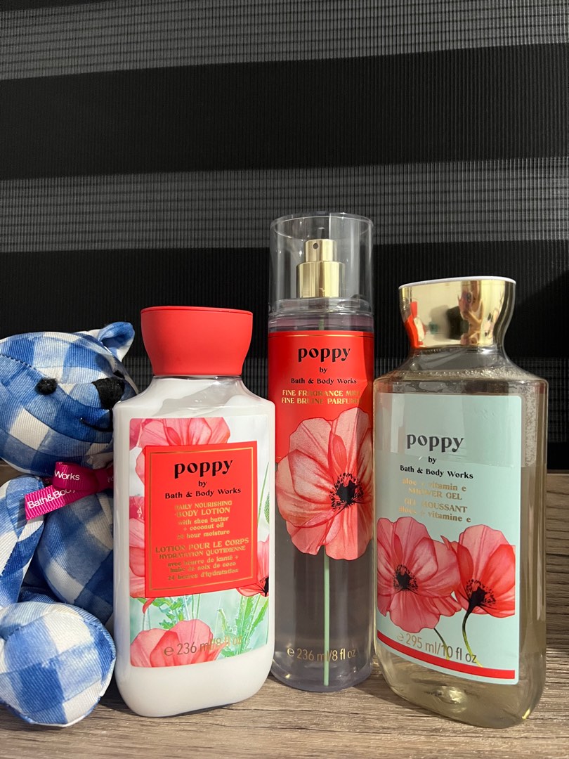 BBW Poppy fragrance mist, Beauty & Personal Care, Fragrance ...