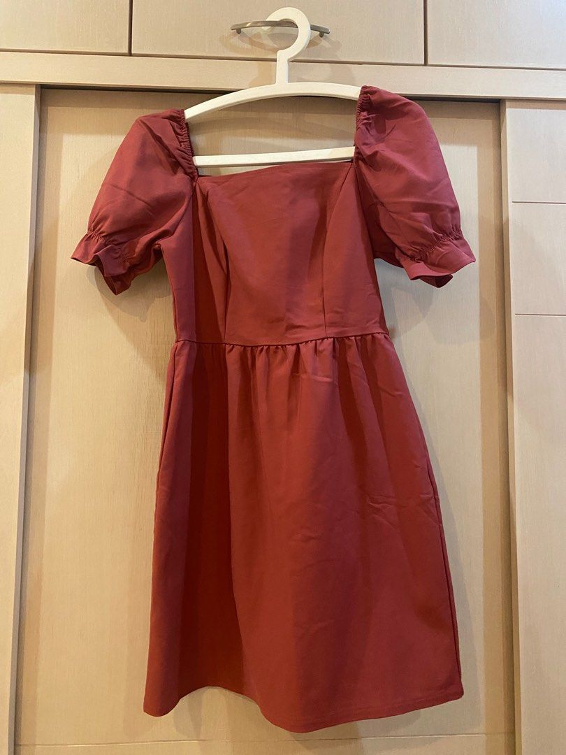 Be Vogue Red dress, Women's Fashion, Dresses & Sets, Dresses on Carousell