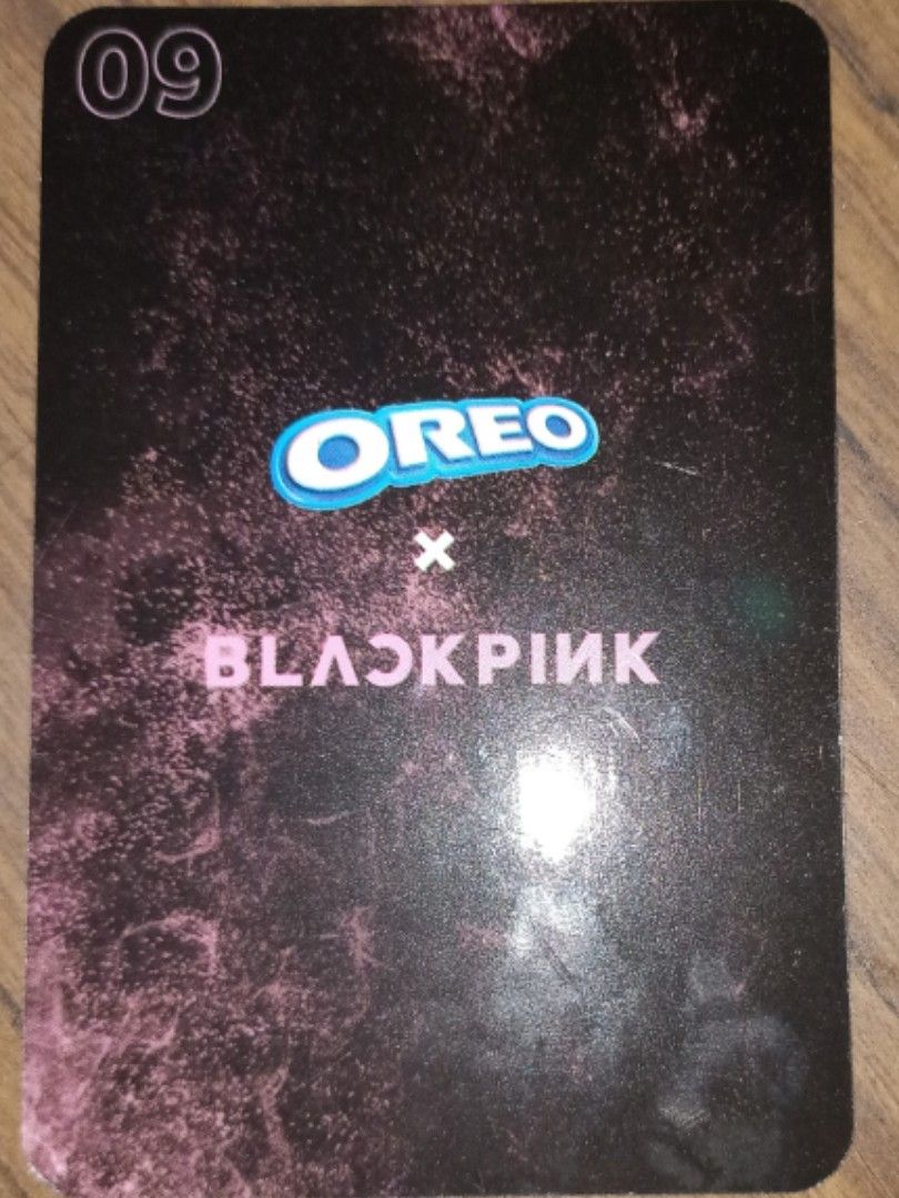 Blackpink Oreo card, Hobbies & Toys, Memorabilia & Collectibles, K-Wave ...