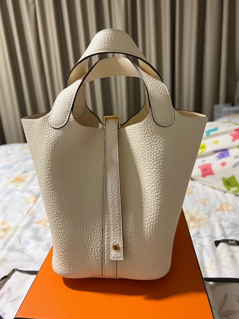 BNIB Hermes Picotin 18 Nata, Luxury, Bags & Wallets on Carousell