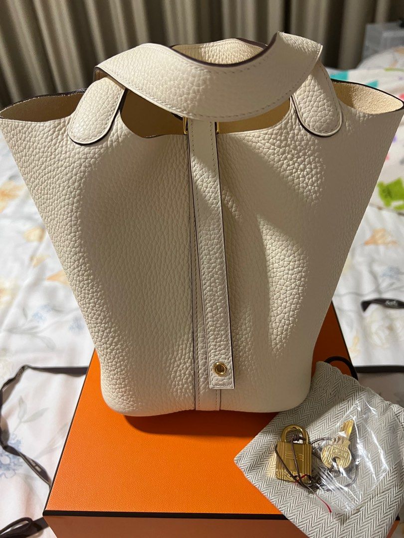 BNIB Hermes Picotin 18 Nata, Luxury, Bags & Wallets on Carousell