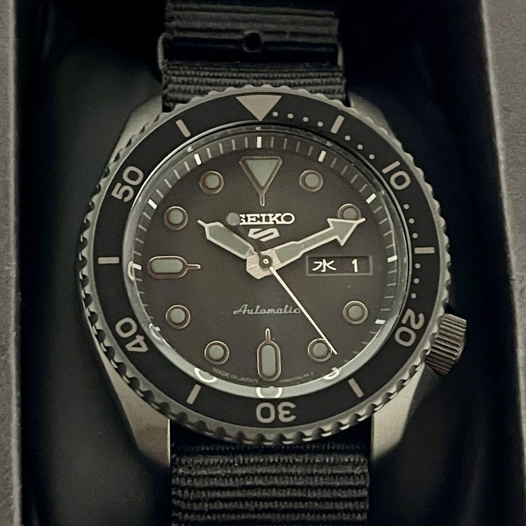 Brand New Original Seiko 5 Sports SBSA025 Stealth, Men's Fashion ...