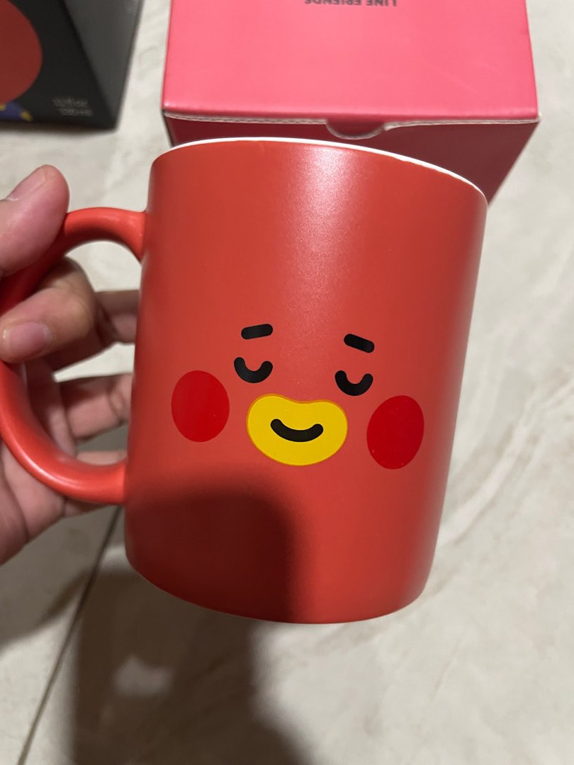 BT21 Tata Two Face Mug 2, Hobbies & Toys, Memorabilia & Collectibles, K ...