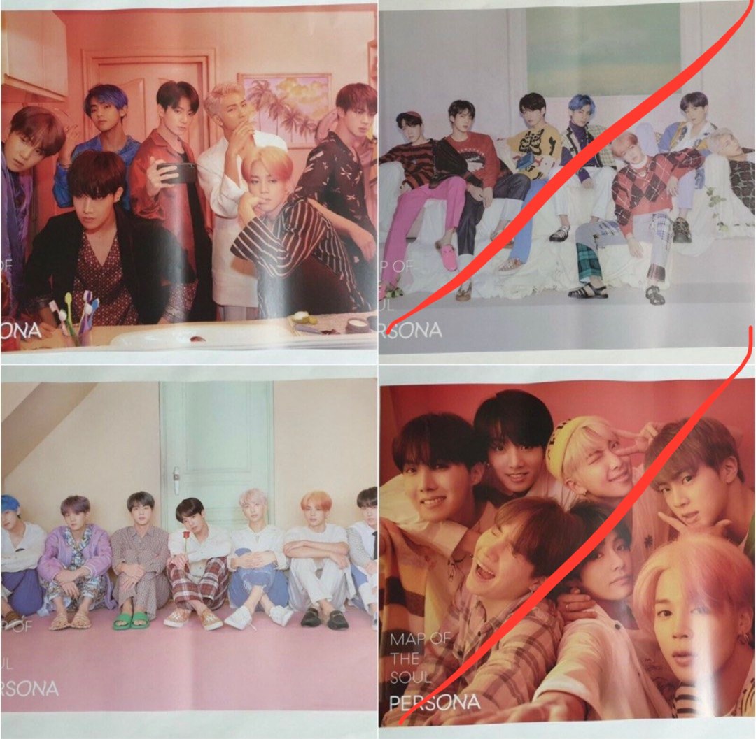 BTS Map of the Soul Official Posters, Hobbies & Toys, Memorabilia ...