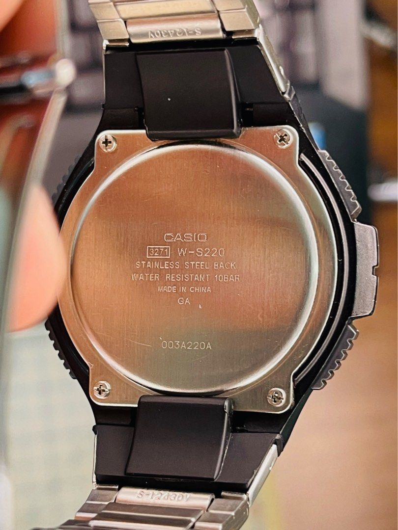 CASIO W-S220 TOUGH SOLAR, Men's Fashion, Watches & Accessories, Watches ...