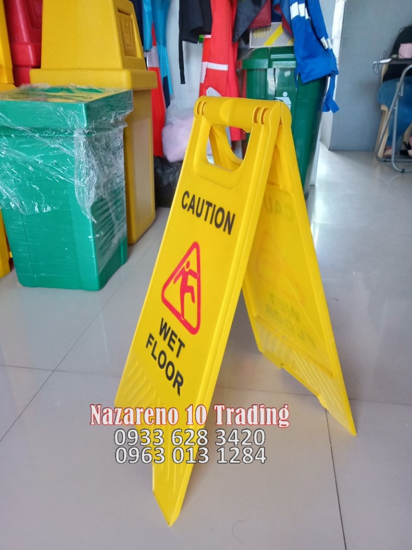 Caution Wet Floor Sign A type, Commercial & Industrial, Industrial ...