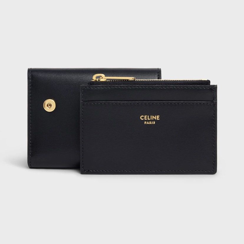 Celine Compact Wallet Triomphe, Luxury, Bags & Wallets on Carousell