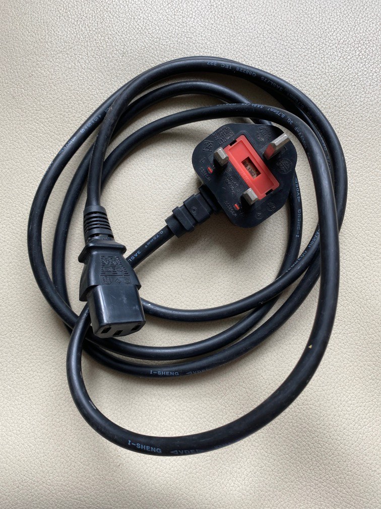 Computer power cable, Computers & Tech, Parts & Accessories, Cables ...